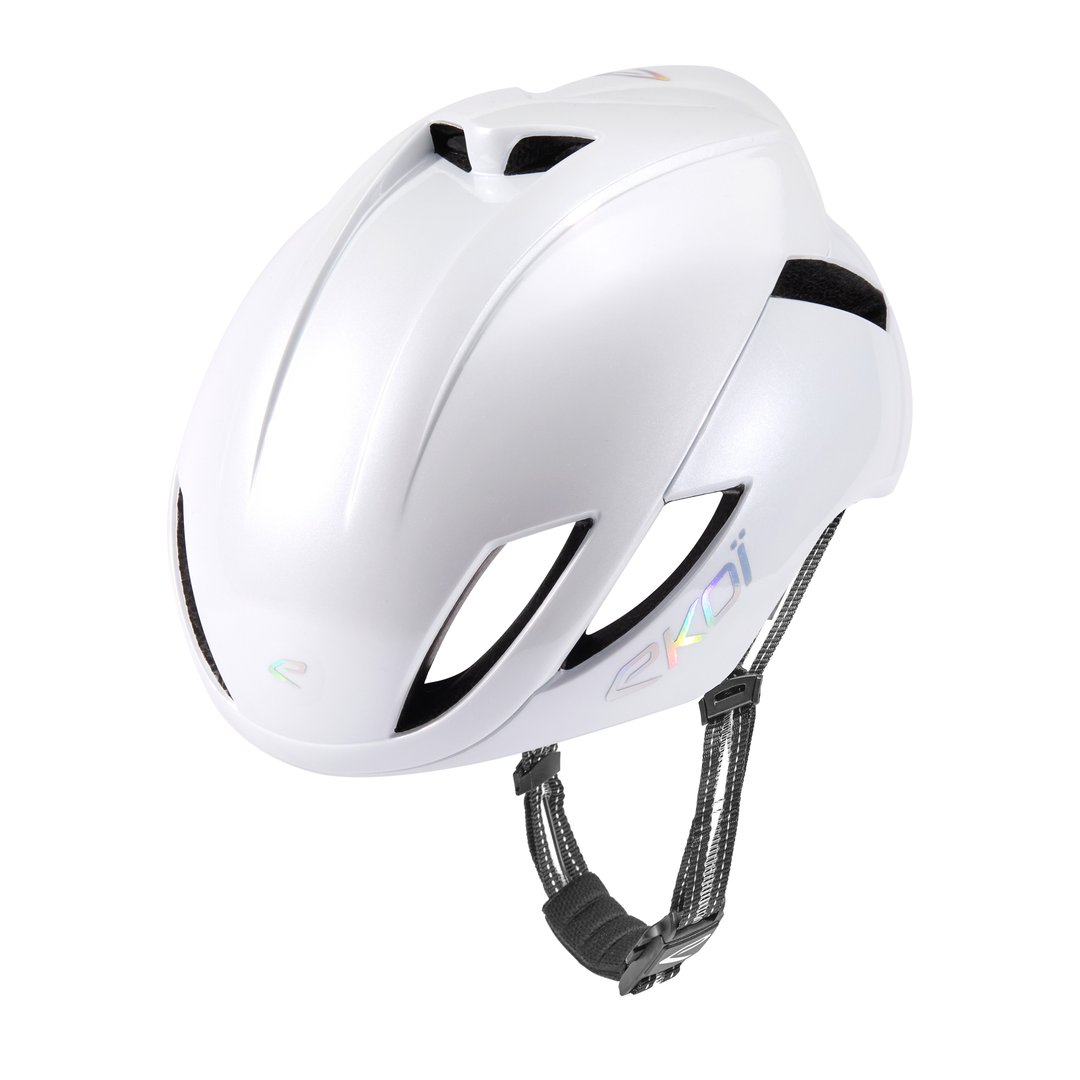 EKOI Perf AR14 LTD Elegance White Helmet - EKOI