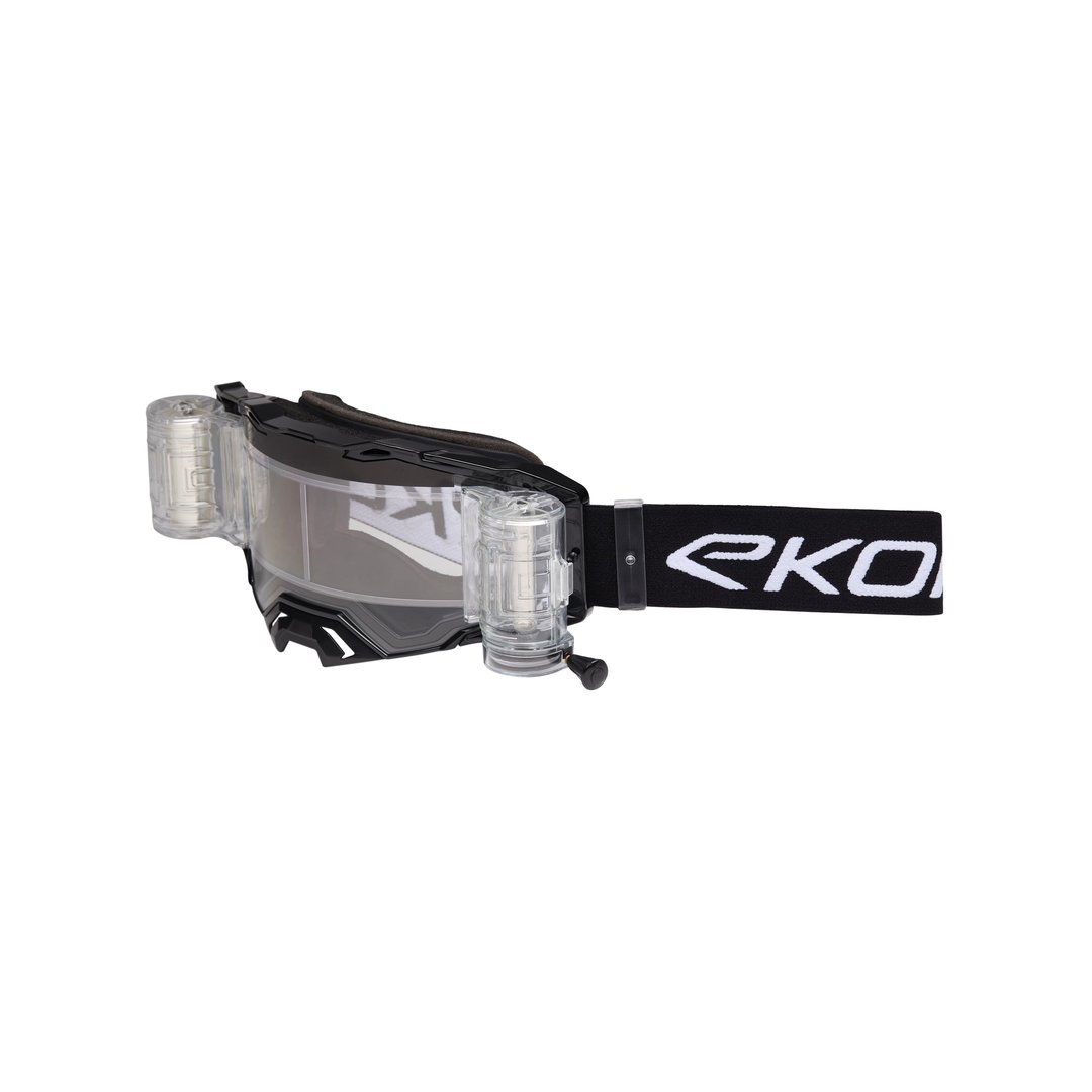 EKOI Perf MTB White ROLL OFFS Mask - EKOI