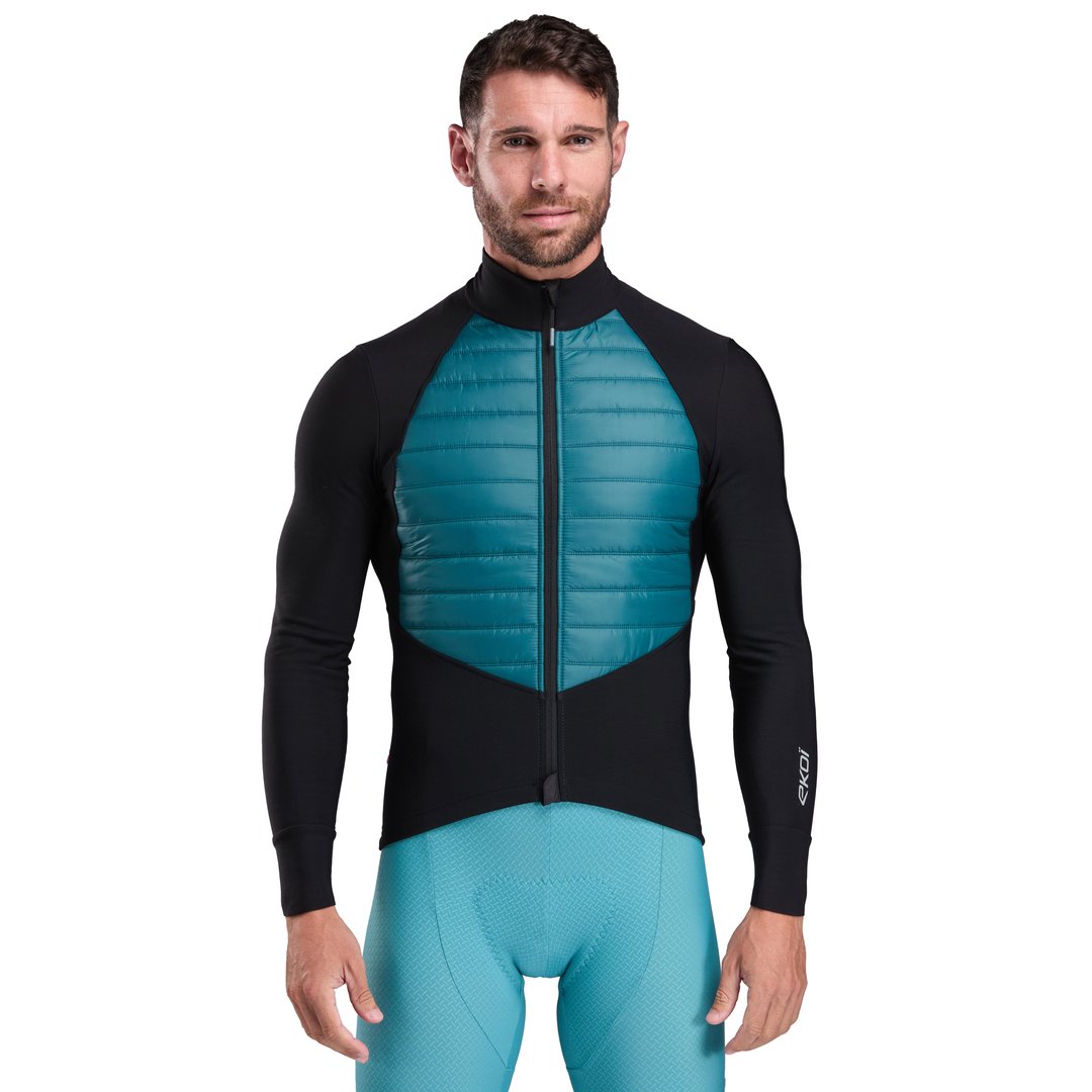 Thermal Jacket EKOI Perf ELEGANCE Black Blue - EKOI