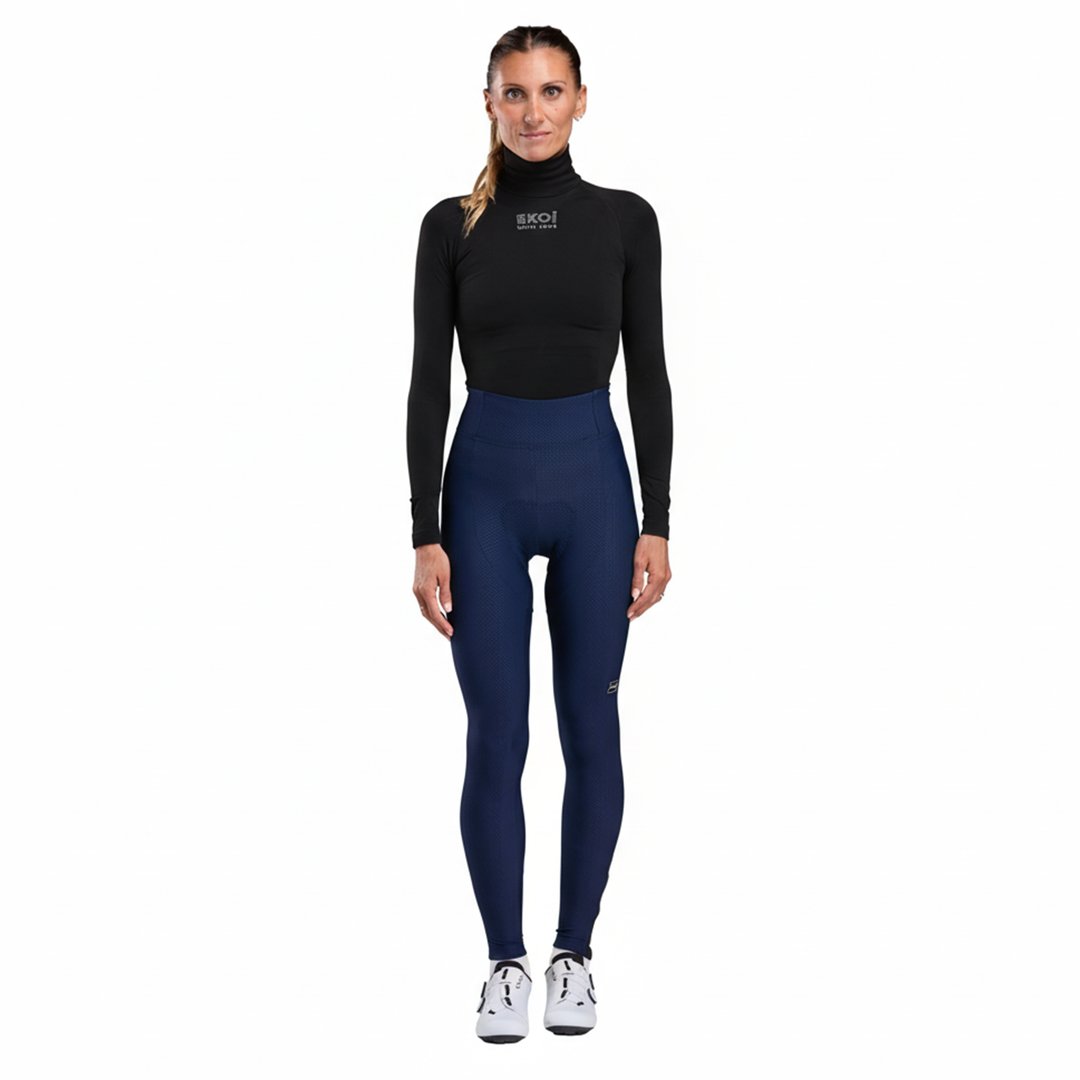 Dames fietsbroek Waterafstotend EKOI Perf GEL POWER zonder bretels ...
