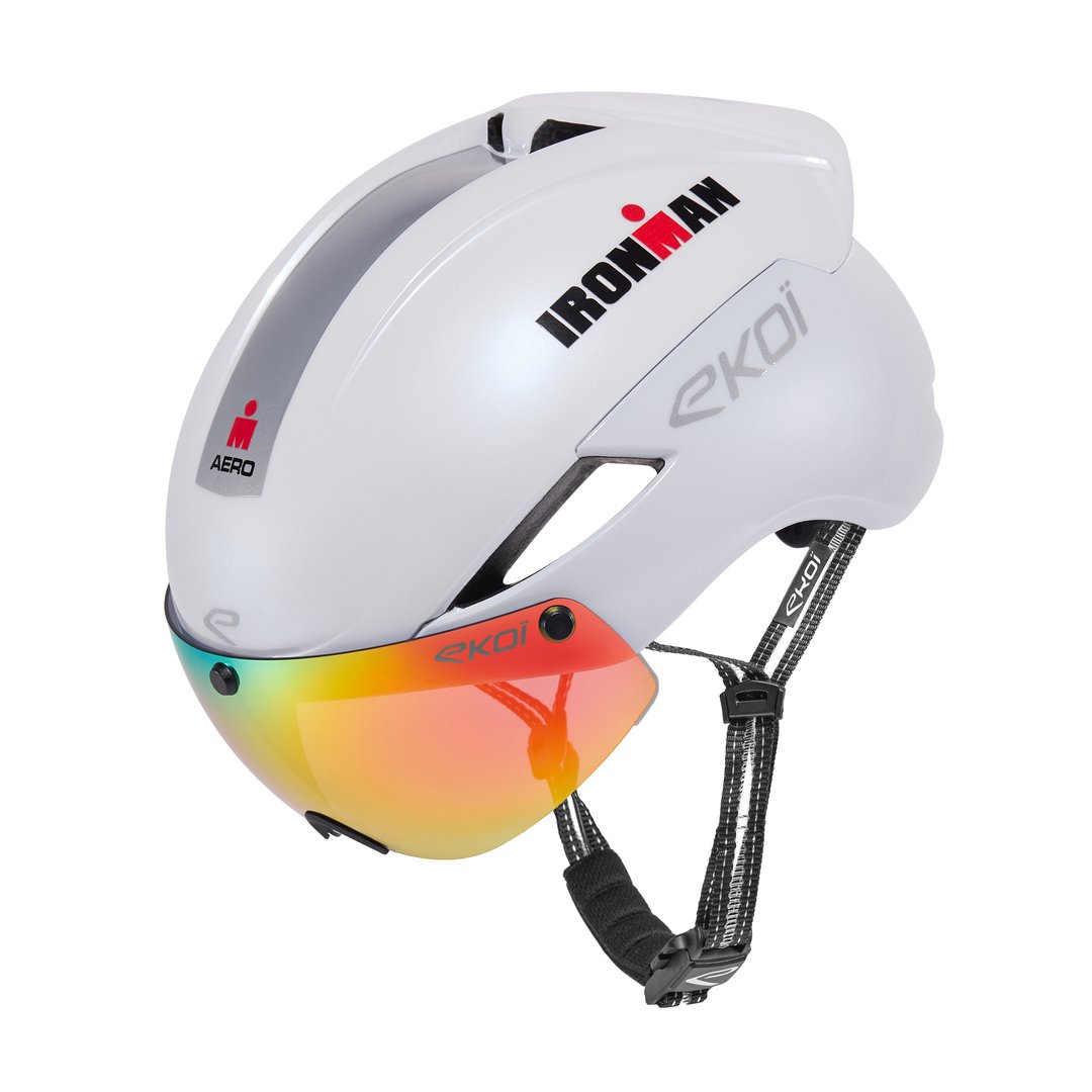 EKOI Perf AERO16 LTD IRONMAN Aero-Helm Weiß - EKOI