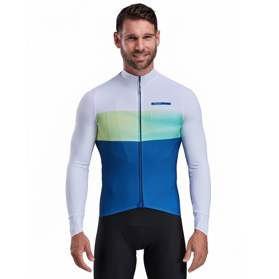 Maillot manches longues EKOI Perf GRADIENT Marine - EKOI