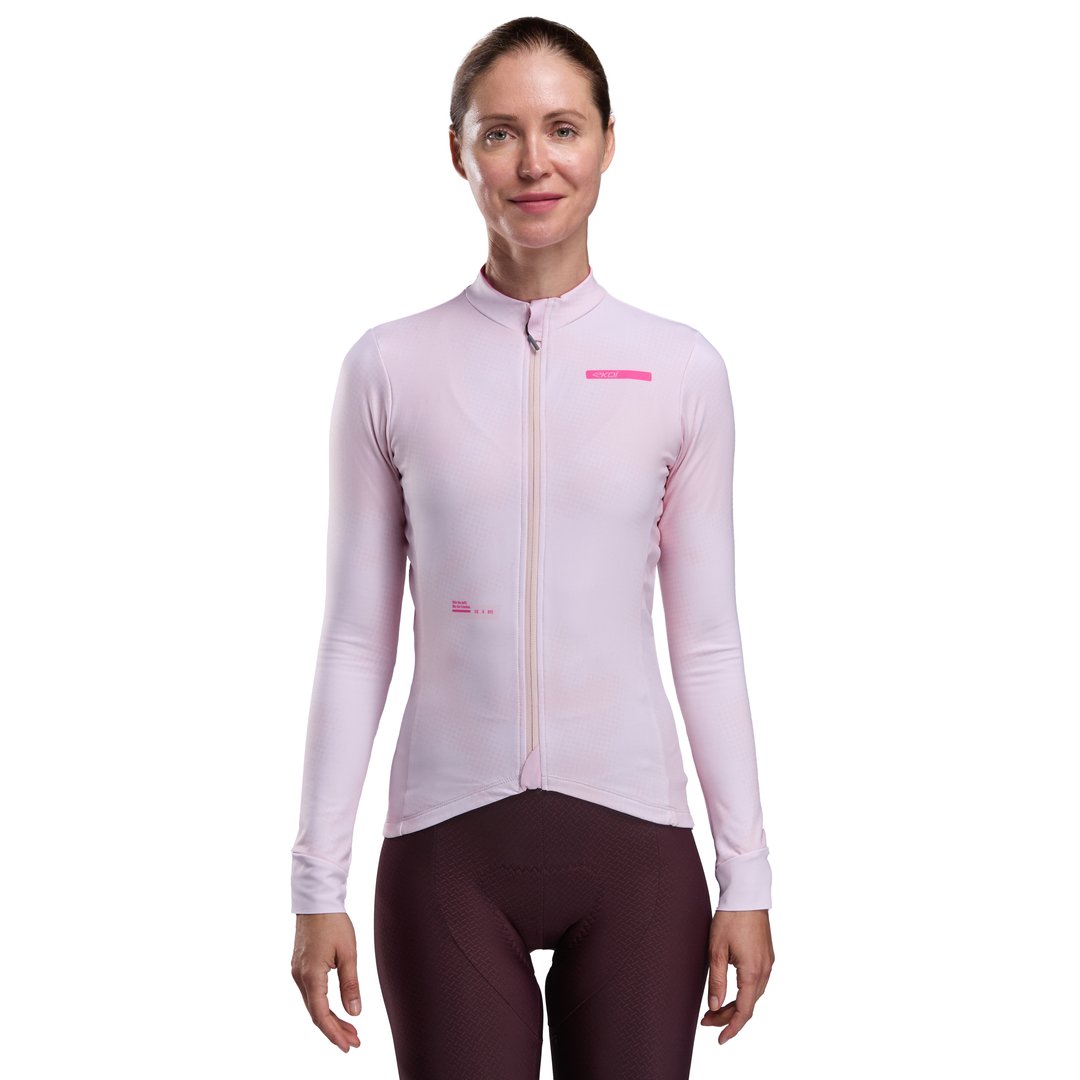 Women's Long-Sleeve jersey EKOI Perf TIE & DYE Pink- EKOI