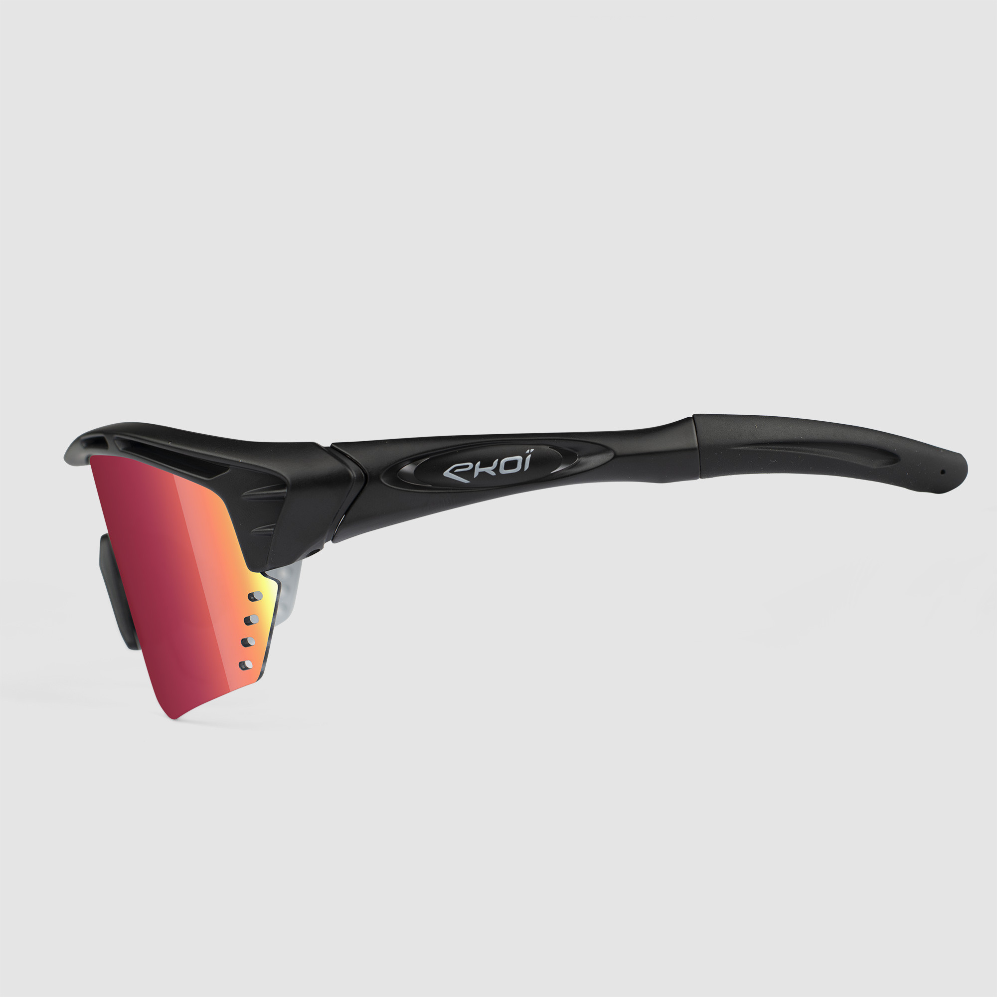 Lunettes EKOI PERSOEVO4 Noir mat Revo Rouge Cat3 - EKOI
