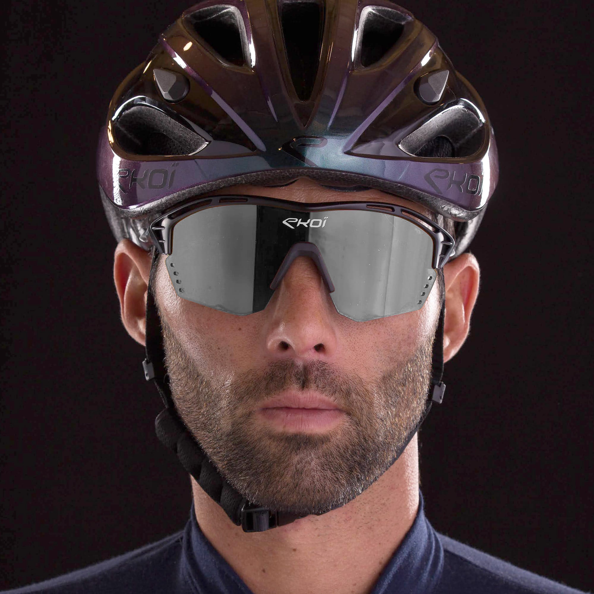 Lunettes EKOI PERSOEVO4 Noir mat Mirror Cat3 - EKOI