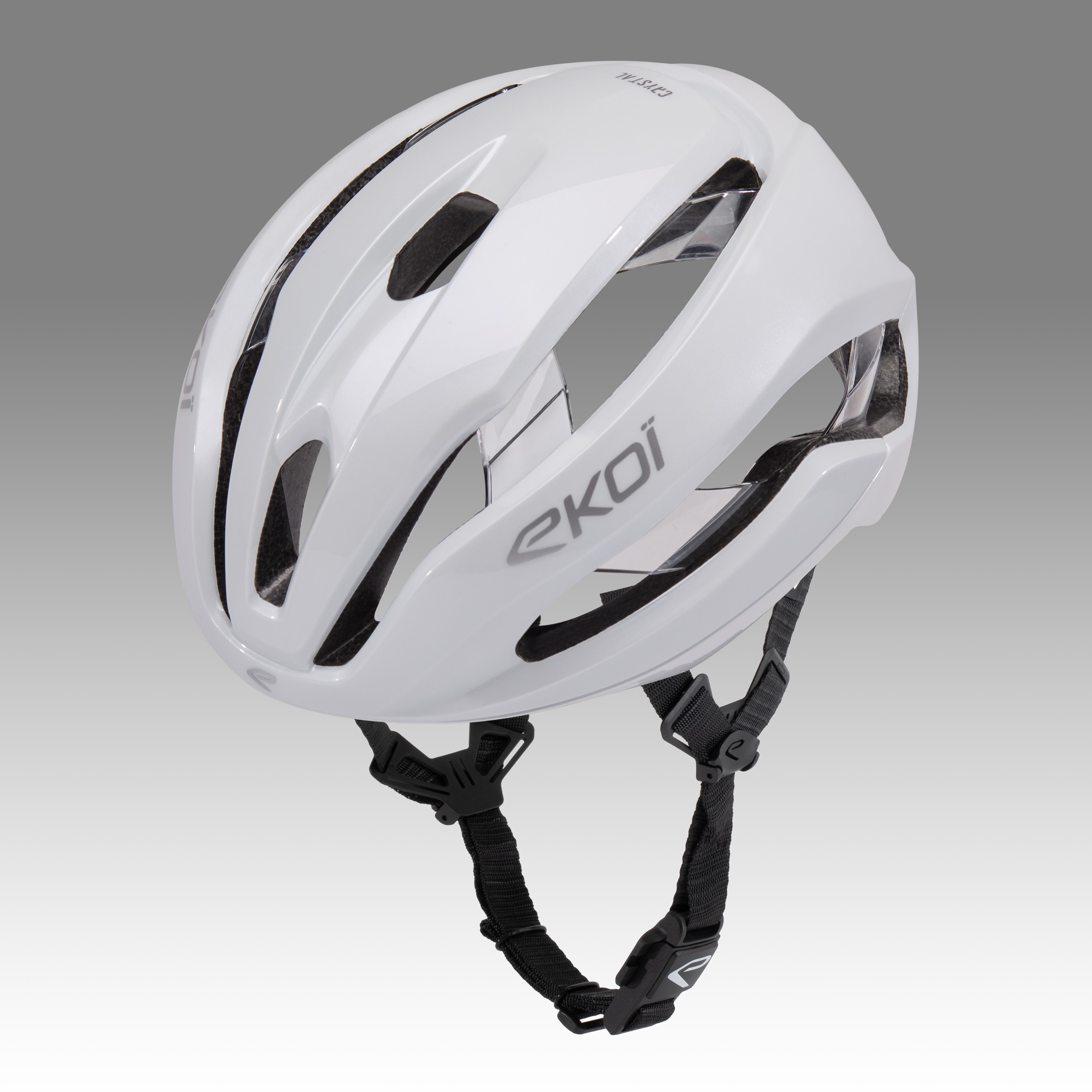 EKOI Perf CRYSTAL Helmet White - EKOI