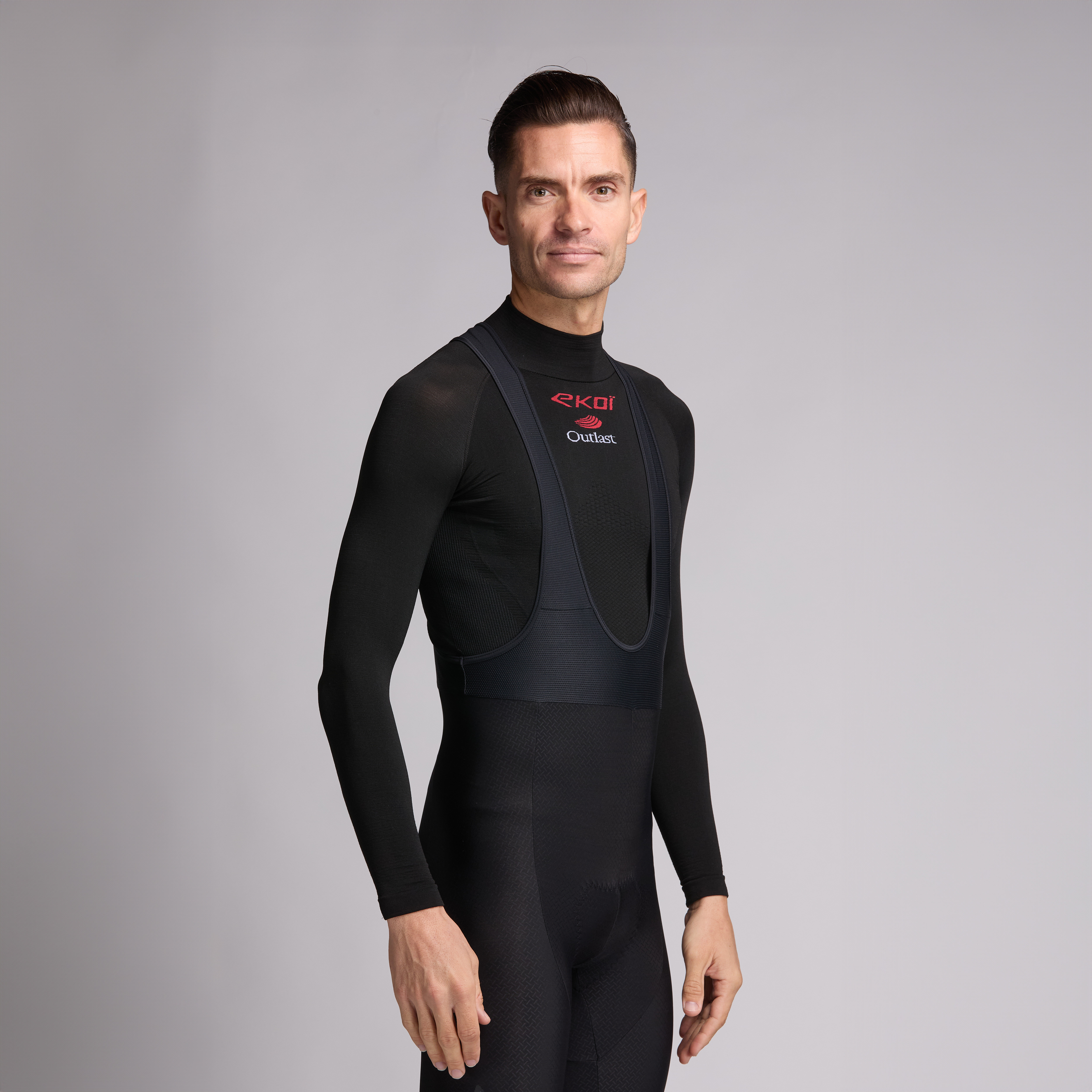 Base Layer EKOI Racing OUTLAST Longues Sleeves Black - EKOI