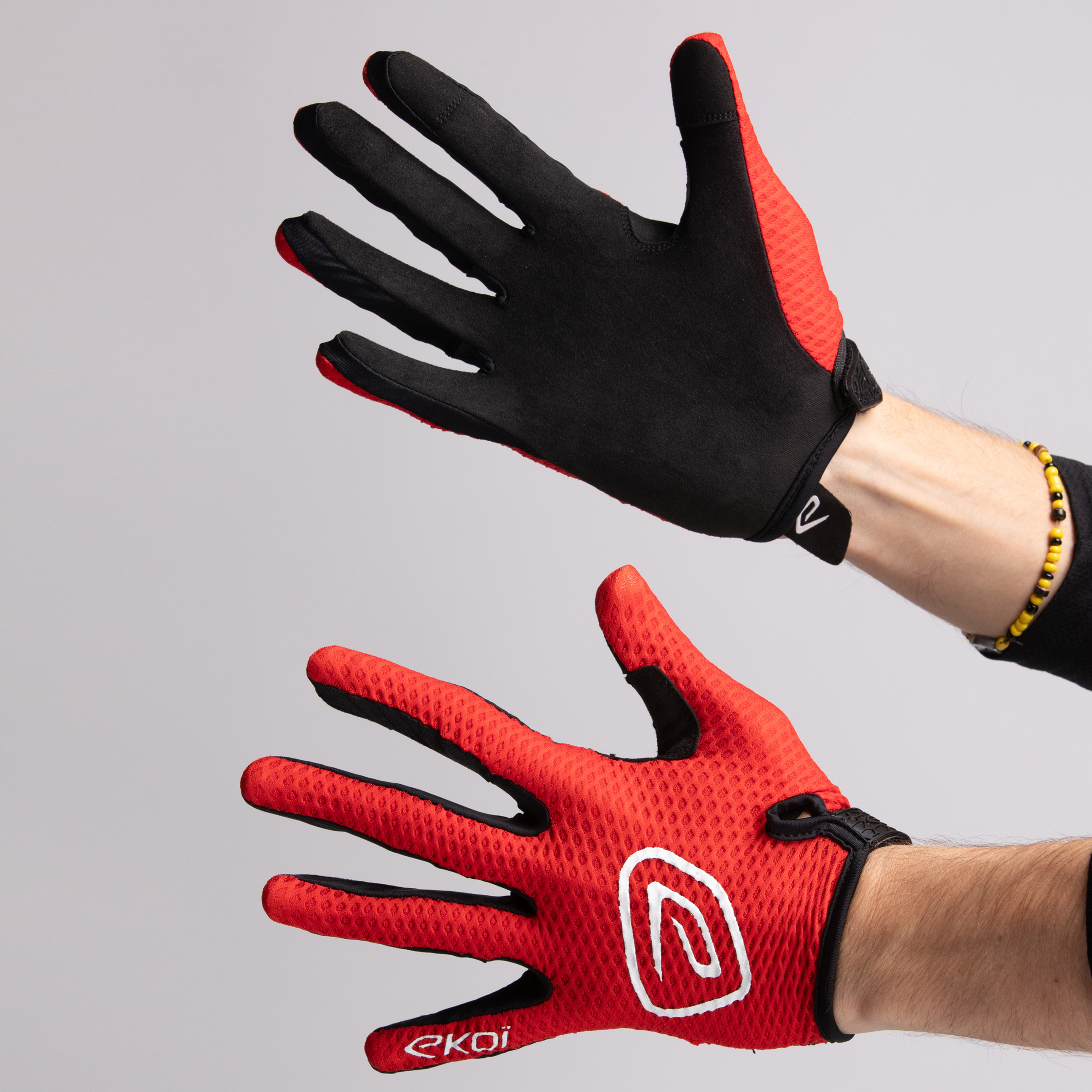 EKOI Racing R Rot MTB-Handschuhe - EKOI