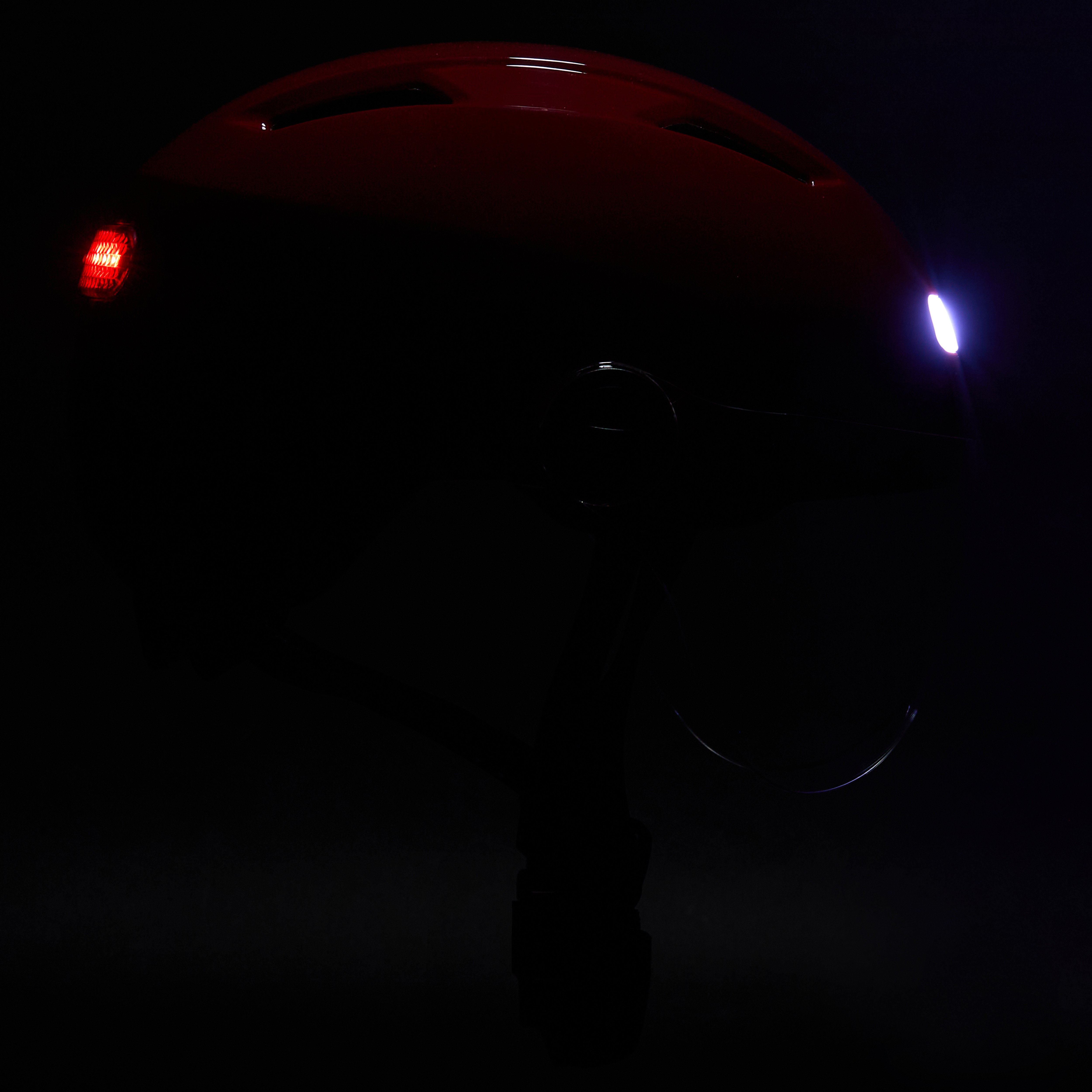 Casque urbain EKOI CITY STYLE Rouge Rubis Ecran - EKOI