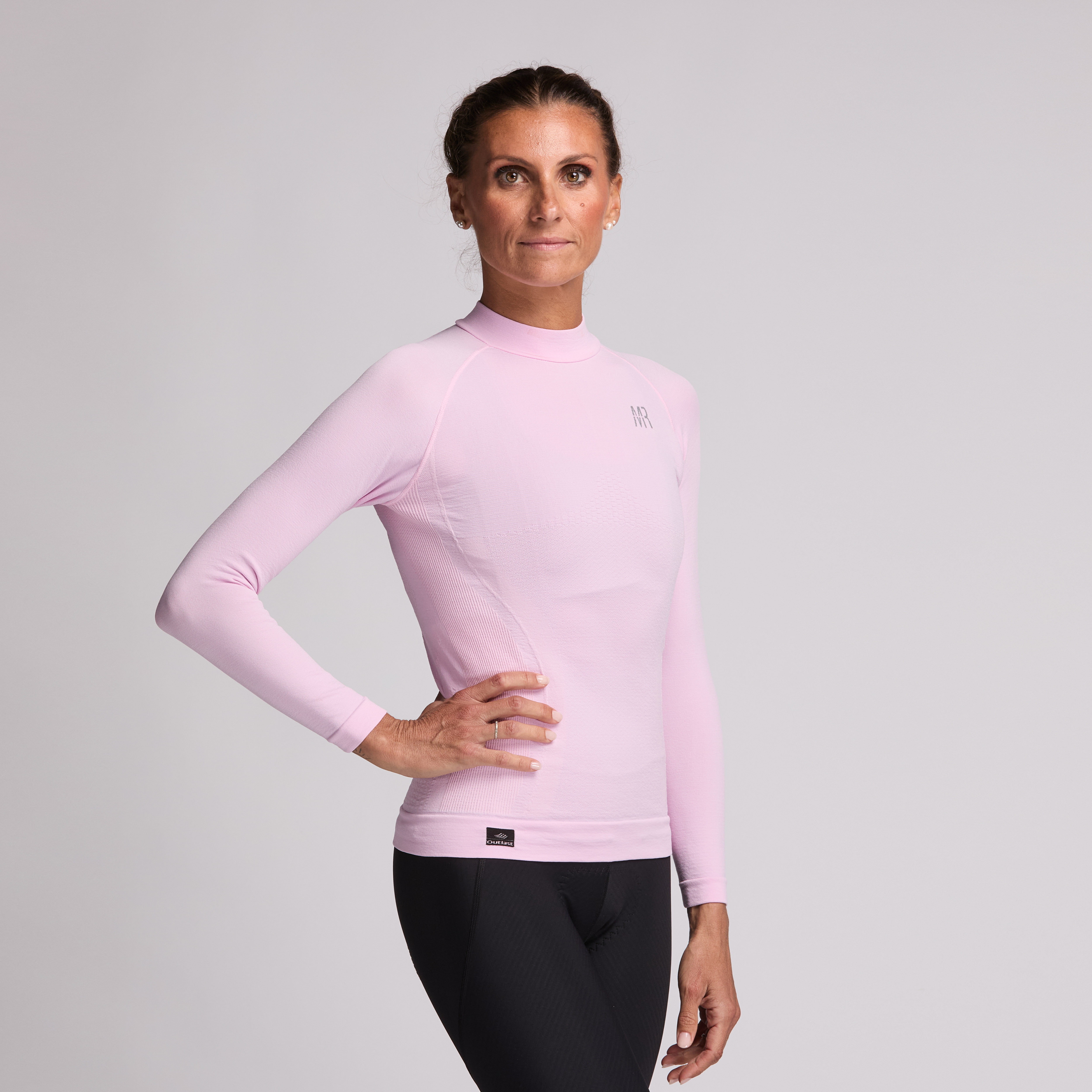 Women's Racing Baselayer EKOI x MARION ROUSSE OUTLAST Pink - EKOI