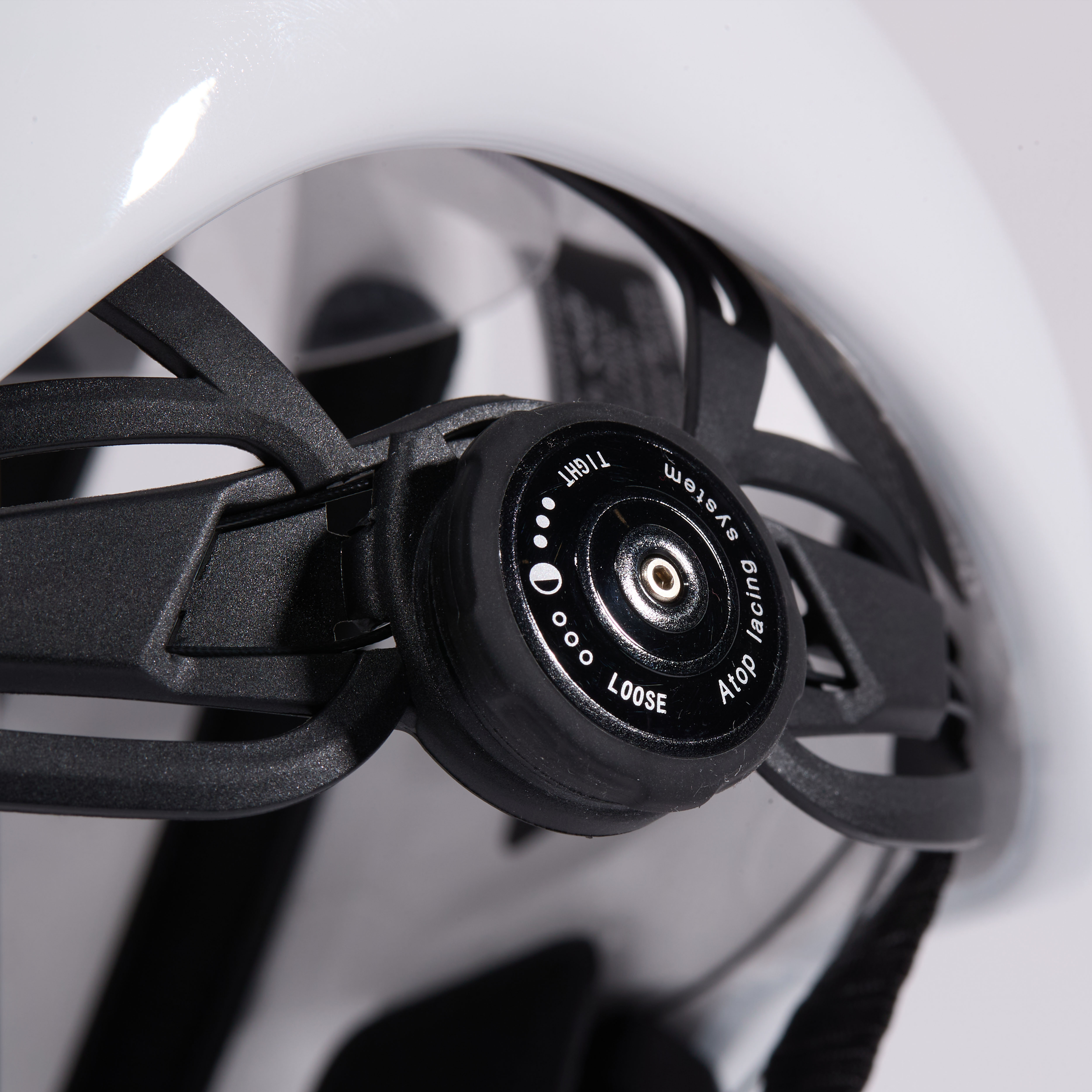 Casque EKOI Perf GARA Blanc Logo Silver - EKOI