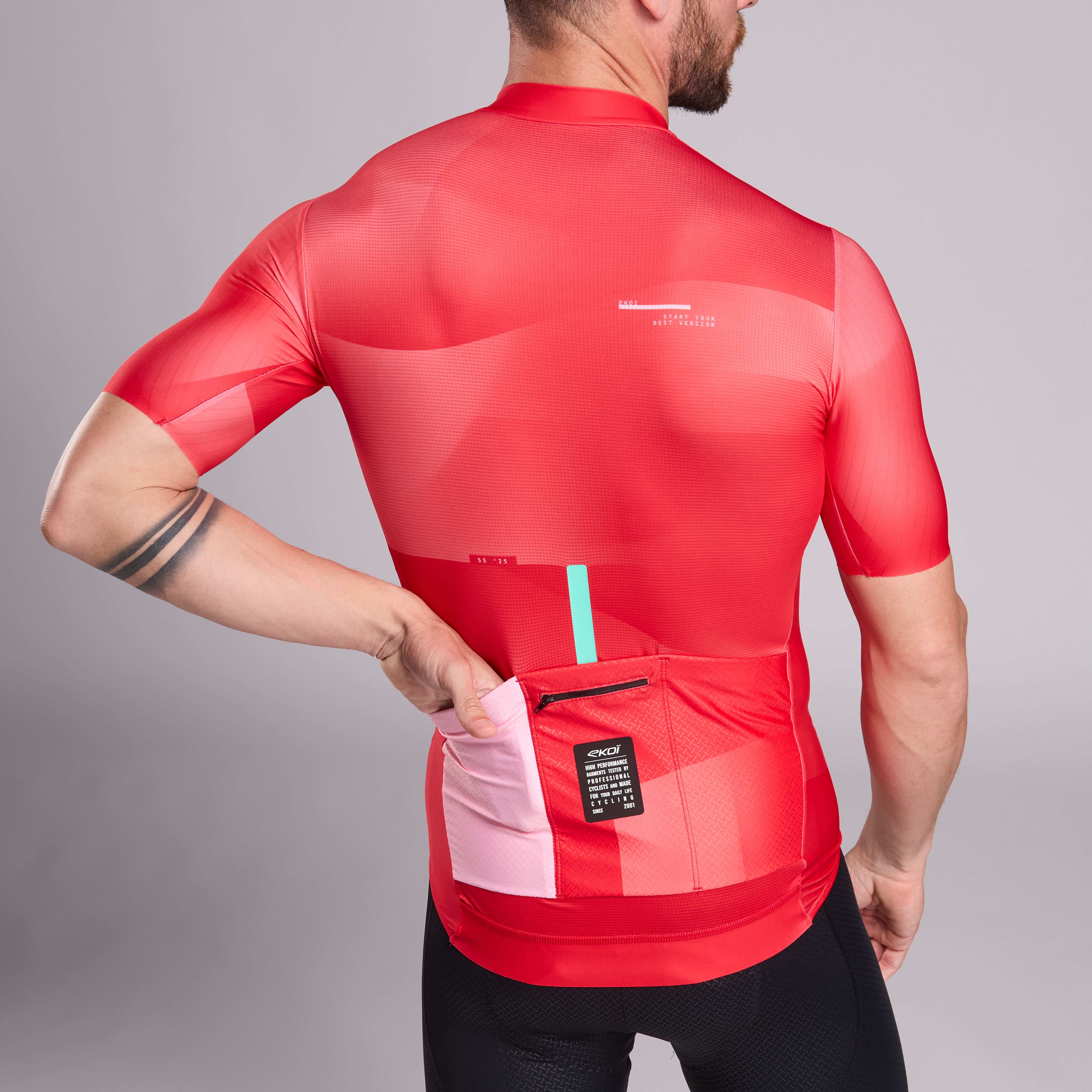 Maillot EKOI Perf ECLIPSE Rouge - EKOI