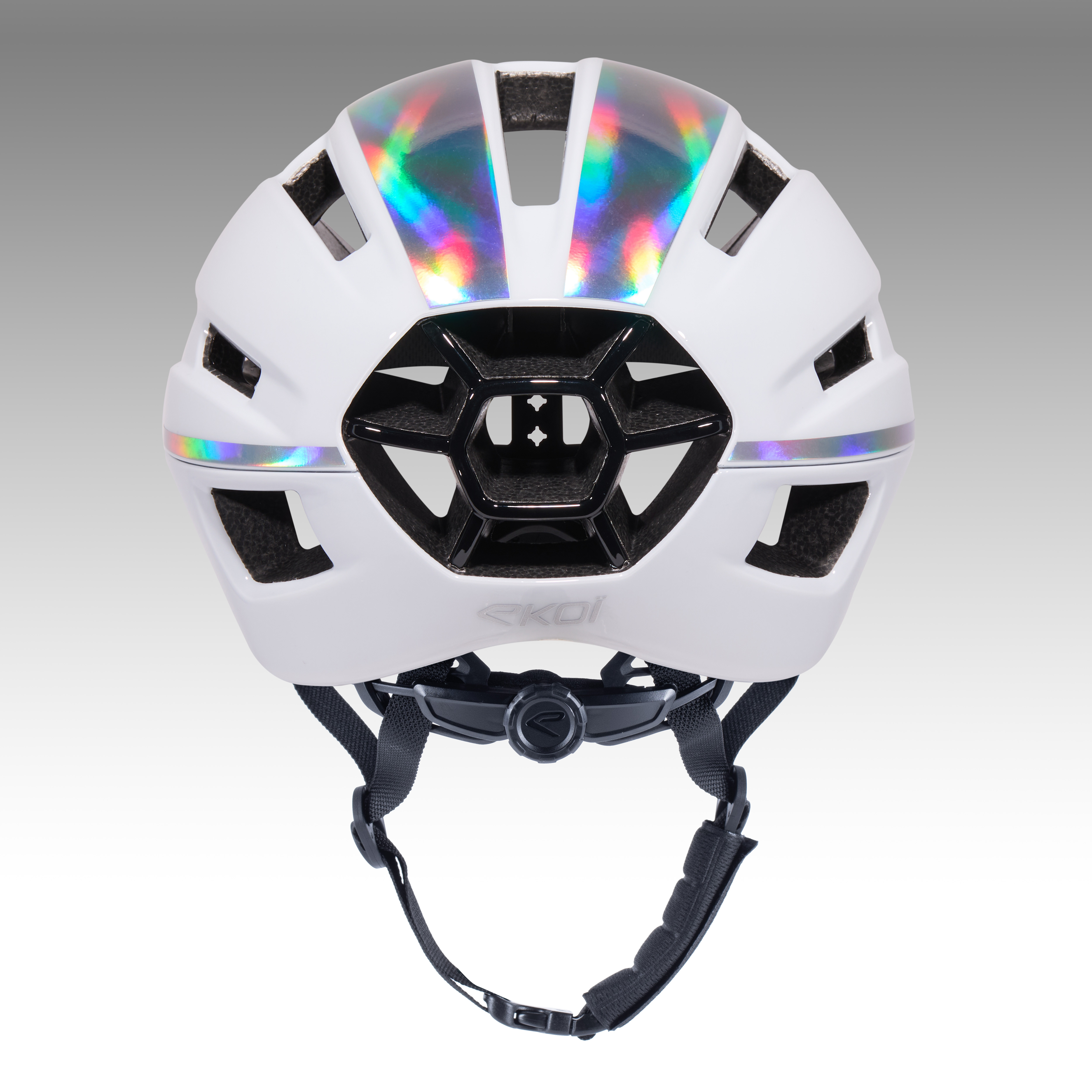 EKOI Helmet CORSA LTD White Holo Silver - EKOI